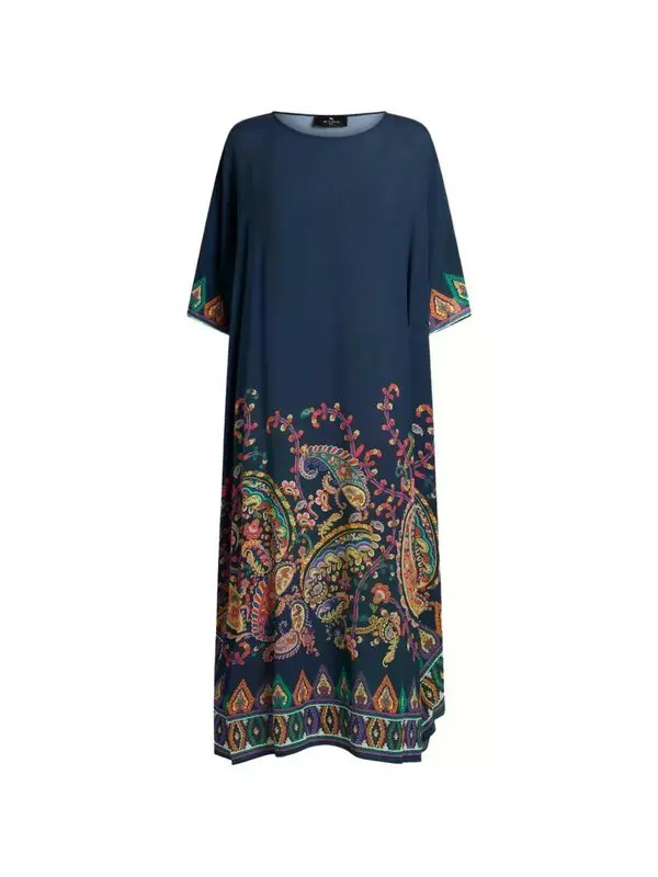 Etro Paisley-print Silk Dress