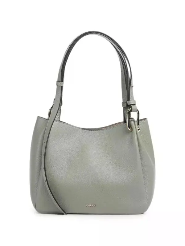 Furla Grained-leather Shoulder Bag - Green