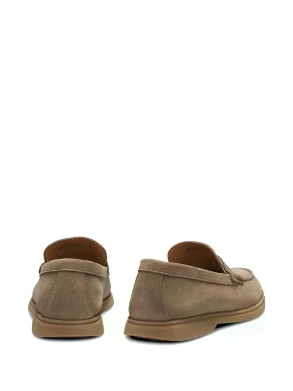 BOSS Suede Penny Loafers