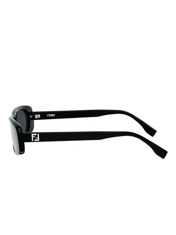 Fendi Ff Rectangle-frame Sunglasses