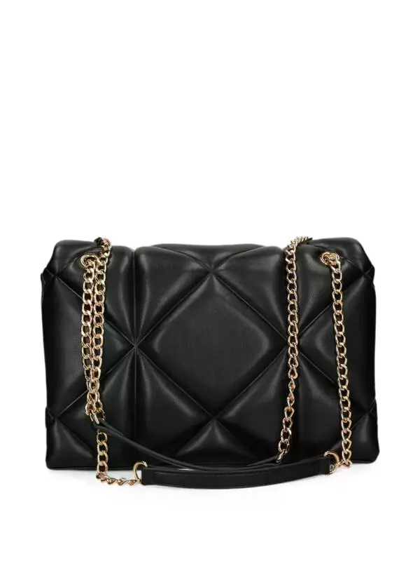 Moschino Logo-appliqué Shoulder Bag - Black