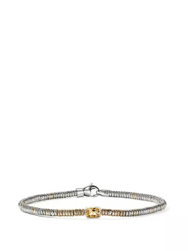 John Hardy Heishi Citrine Bracelet - Silver