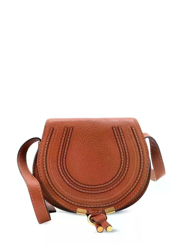 Prada Re-edition Hobo Saffiano Leather Mini Shoulder Bag - Orange