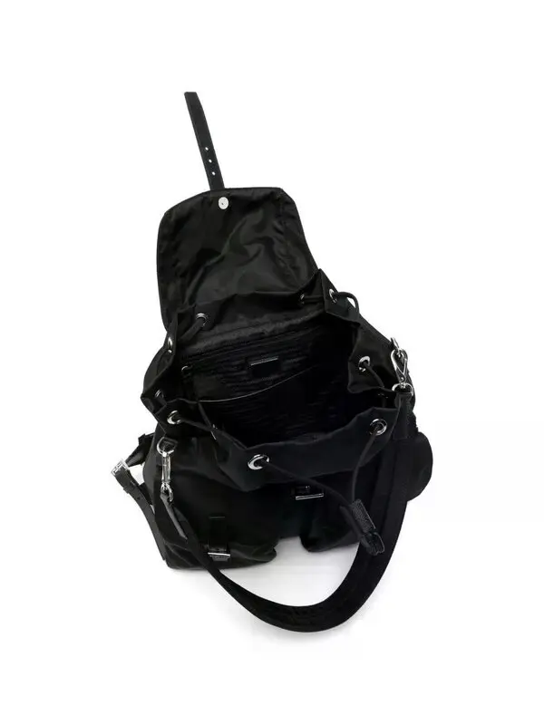 Prada Re-nylon Logo Plaque Backpack
