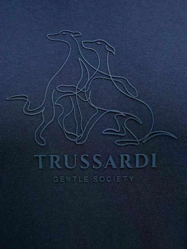 TRUSSARDI Logo-embossed T-shirt
