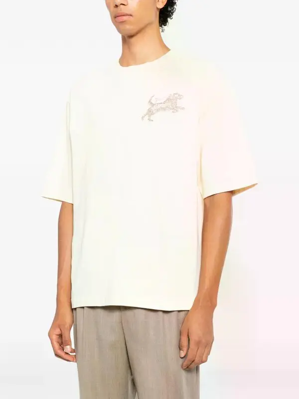 Jacquemus Dog-print Cotton T-shirt