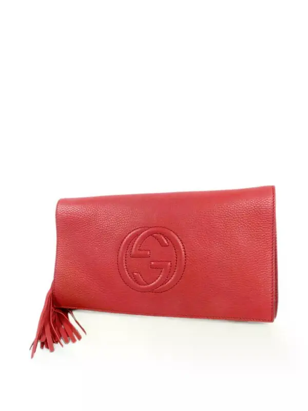 Gucci Soho Tassel Clutch Bag