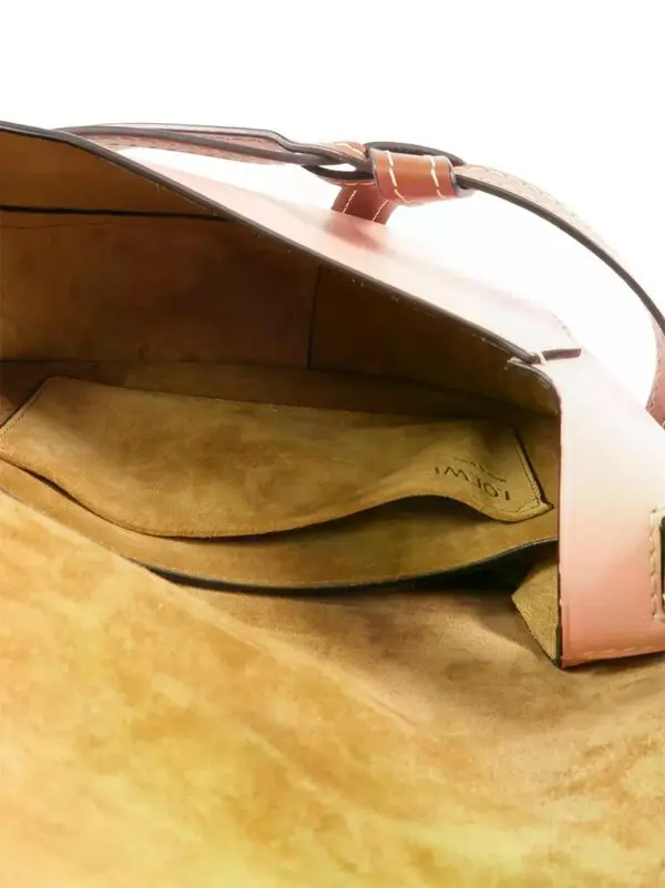 Loewe Medium Gate Leather Shoulder Bag - Brown
