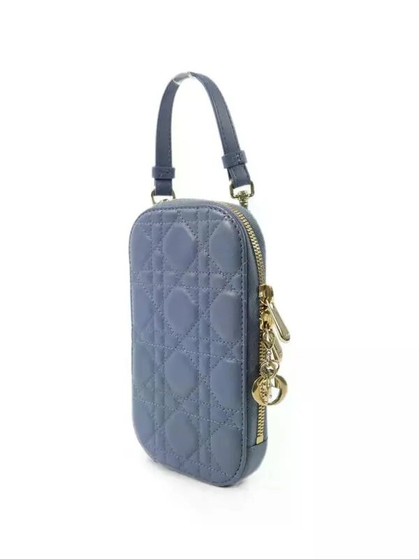 Dior Lady Phone Holder Bag - Blue