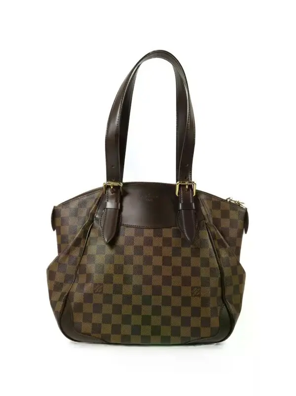 LOUIS VUITTON Damier Verona Mm Shoulder Bag - Brown