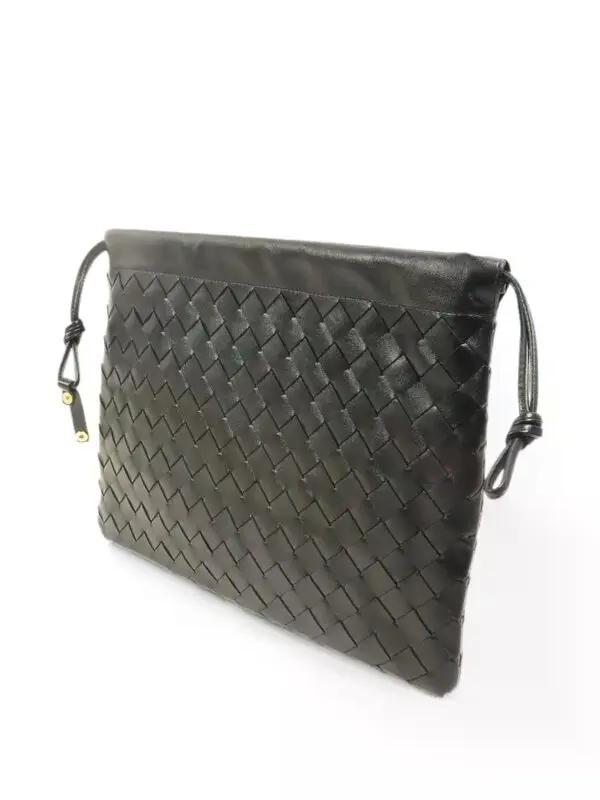 Bottega Veneta Intrecciato Drawstring Clutch Bag