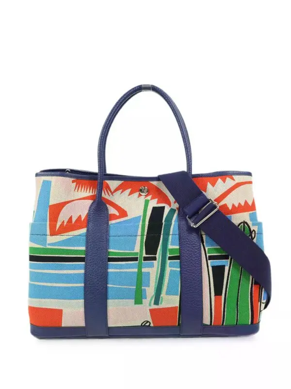 Hermès Pm Garden Party Two-way Handbag - Blue