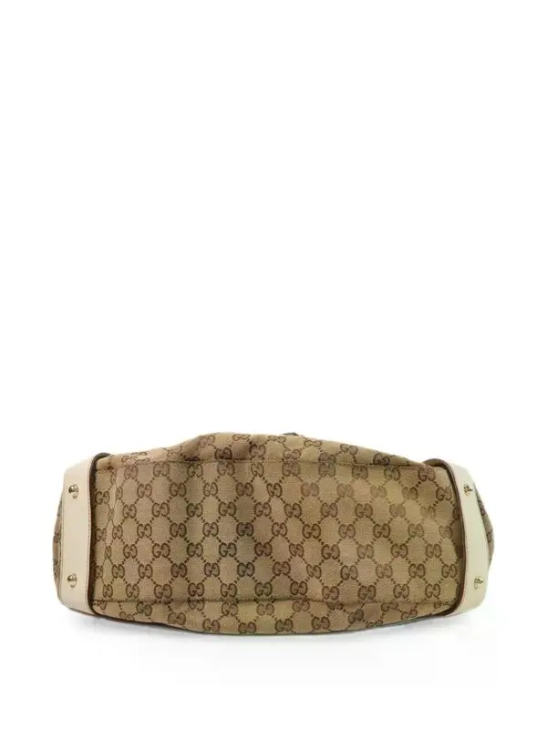 Gucci Gg Canvas Braided Shoulder Bag - Neutrals