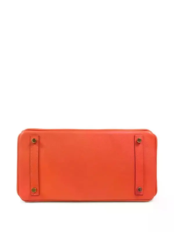 Hermès Birkin 30 Epsom Leather Handbag - Orange