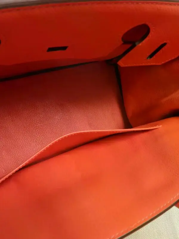 Hermès Birkin 30 Epsom Leather Handbag - Orange