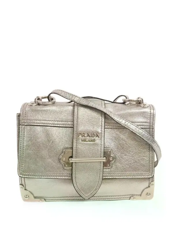 Prada Cahier Leather Cross Body Bag
