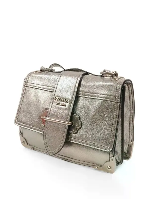 Prada Cahier Leather Cross Body Bag