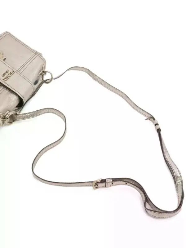 Prada Cahier Leather Cross Body Bag