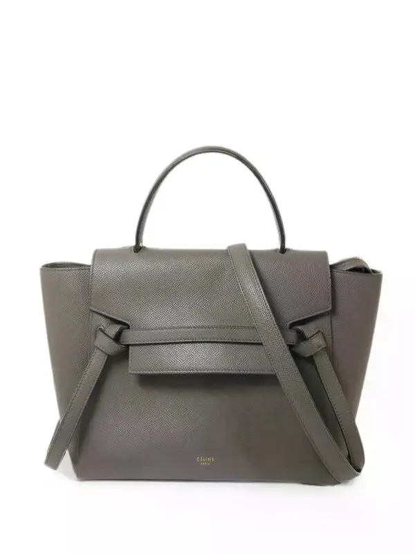 Celine Micro Belt Tote Bag - Grey