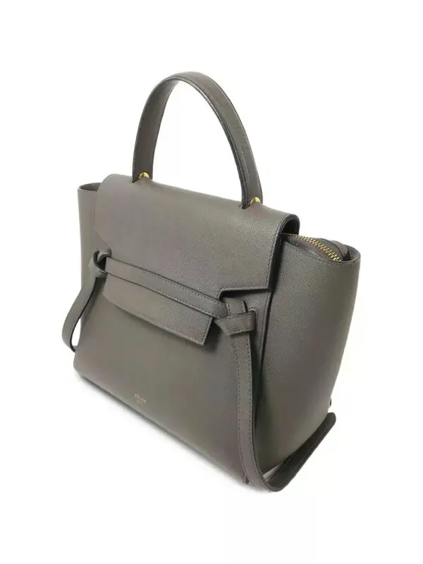 Celine Micro Belt Tote Bag - Grey