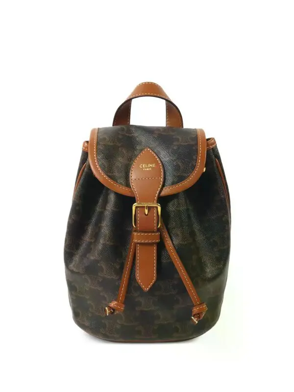 Celine Mini Macadam Folco Backpack - Brown