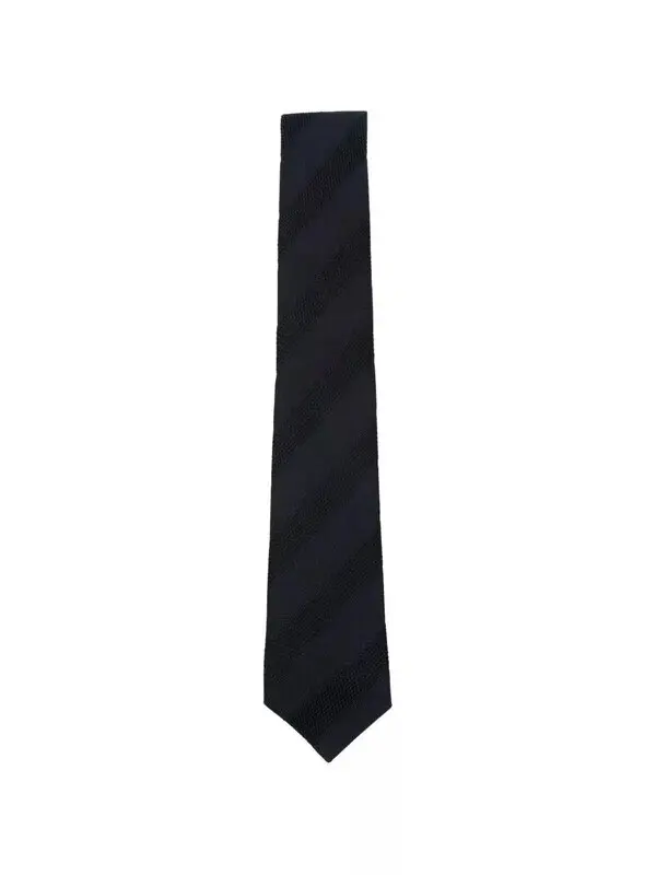 Tagliatore Diagonal Stripe Knitted Tie