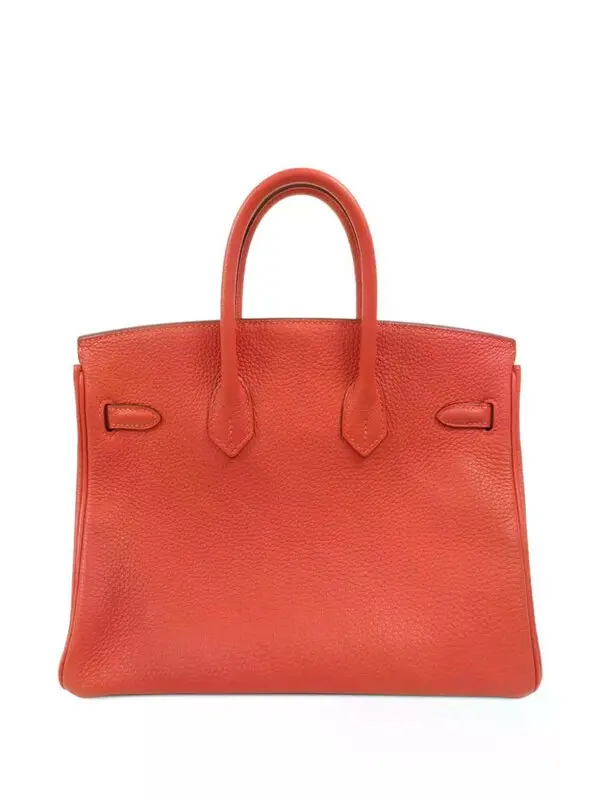 Hermès Togo Leather Handbag - Orange