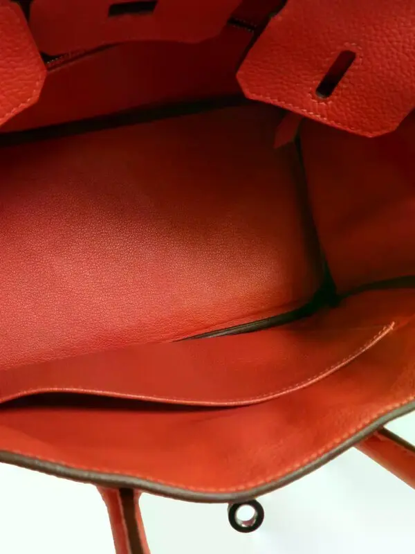 Hermès Togo Leather Handbag - Orange
