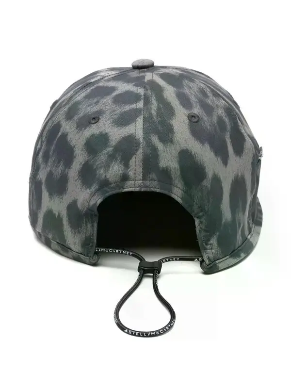 Adidas By Stella McCartney Leopard-print Logo-print Cap
