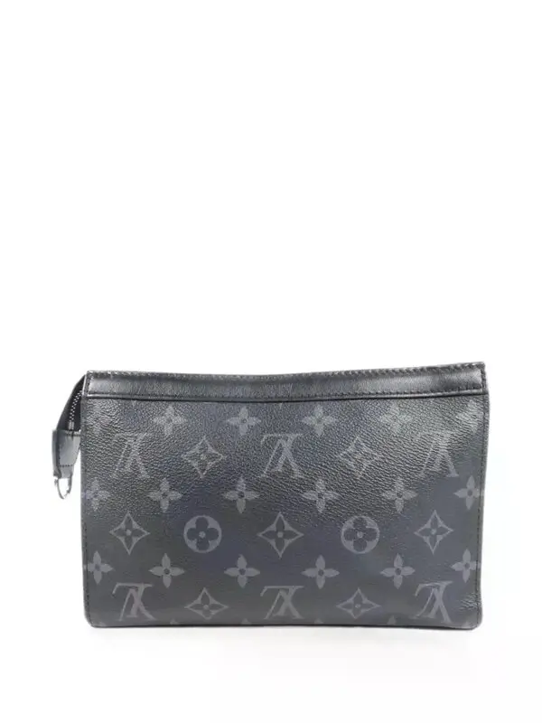 LOUIS VUITTON Monogram Gaston Shoulder Bag - Black