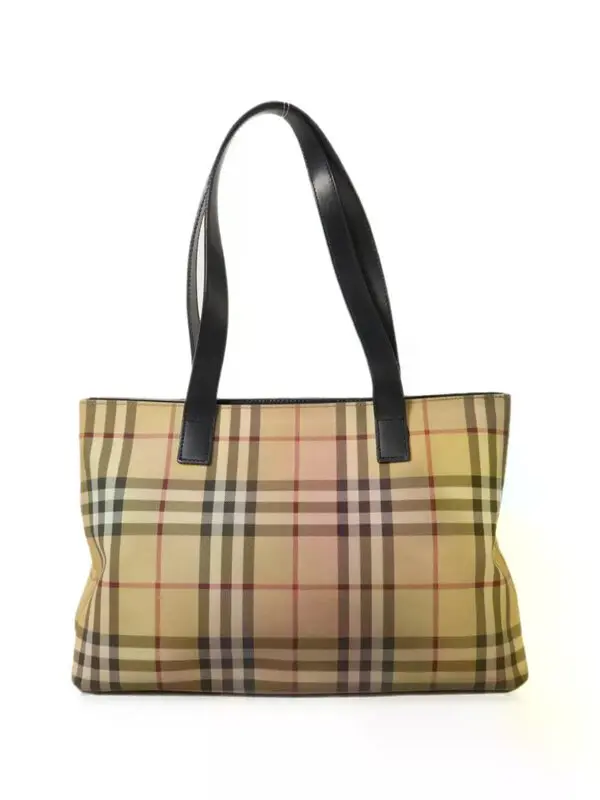 Burberry Haymarket Check Tote Bag