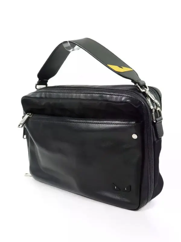 Fendi Bugs Eyes Two-way Handbag - Black