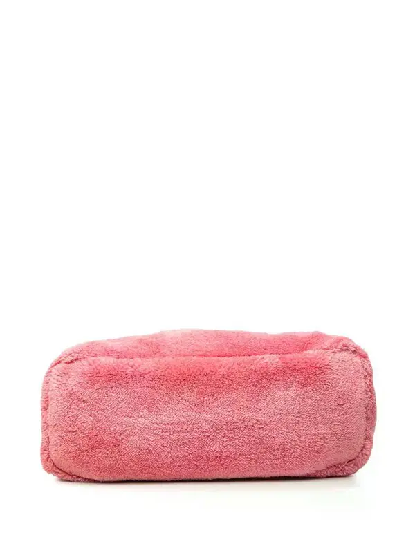 Prada Terry Cloth Logo Tote Bag - Pink
