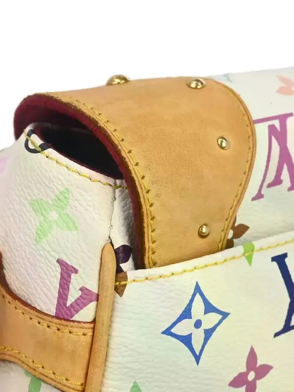 LOUIS VUITTON Monogram Multicolore Beverly Shoulder Bag - White