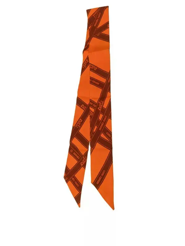 Hermès 2000-2026 Bolduc Twilly Silk Scarf Scarves
