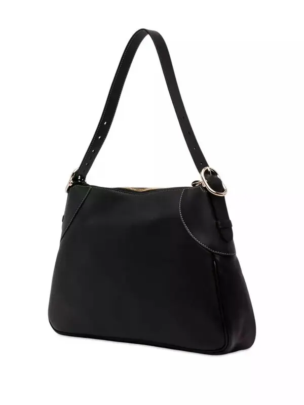 Gucci Calfskin Gg Emblem Shoulder Bag