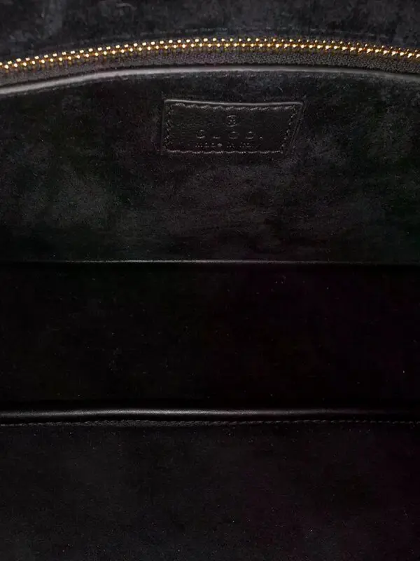 Gucci Calfskin Gg Emblem Shoulder Bag