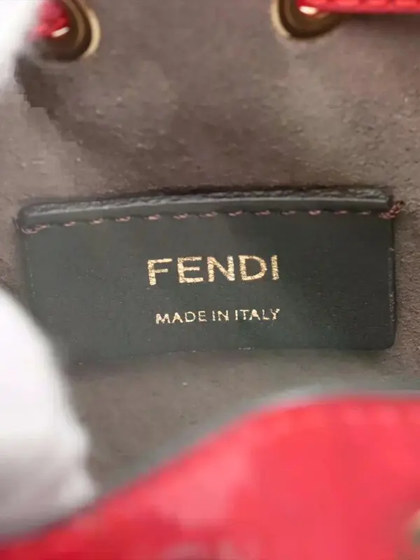 Fendi Mini Patent Mon Tresor Bucket Bag