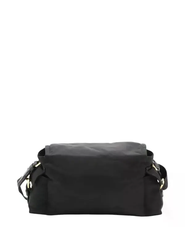 Prada Tessuto Buckle Messenger Bag