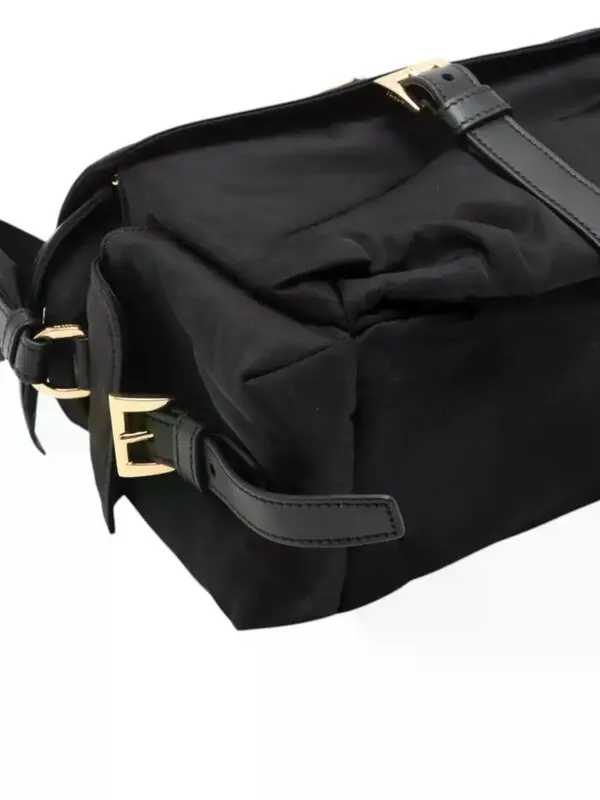 Prada Tessuto Buckle Messenger Bag