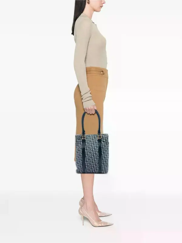 Dior Diorissimo Trotter Canvas Tote Bag