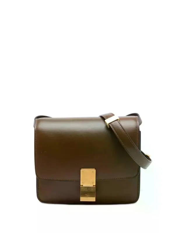Celine 2019 Small Calfskin Classic Box Crossbody Bag - Brown