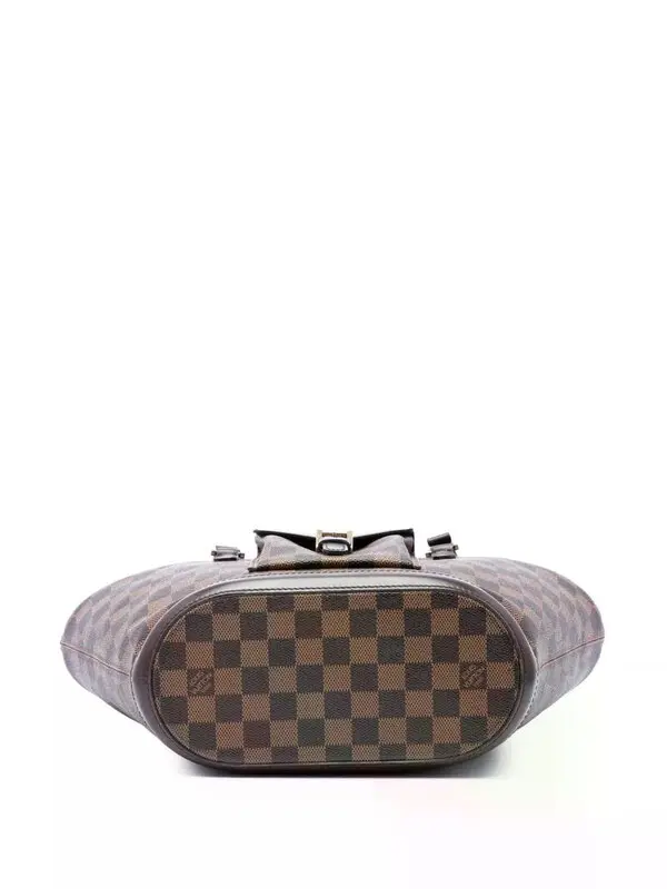 LOUIS VUITTON 2004 Damier Ebene Manosque Pm Shoulder Bag