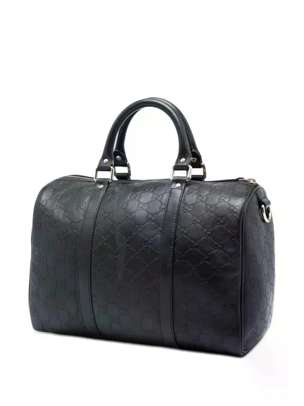 Gucci 2016-2026 Medium Guccissima Joy Boston Bag - Brown