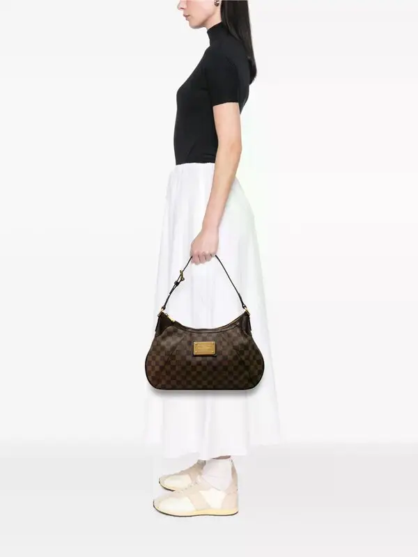 LOUIS VUITTON 2011 Damier Ebene Thames Gm Shoulder Bag