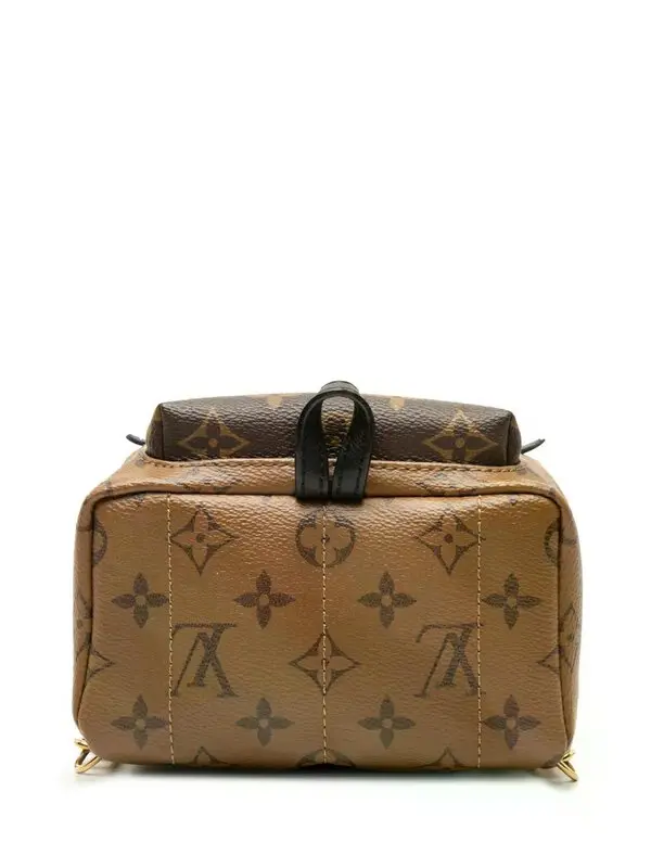 LOUIS VUITTON 2020 Monogram Reverse Mini Palm Springs Backpack