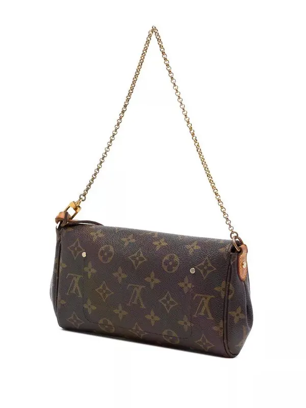 LOUIS VUITTON 2015 Monogram Favorite Mm Satchel - Brown