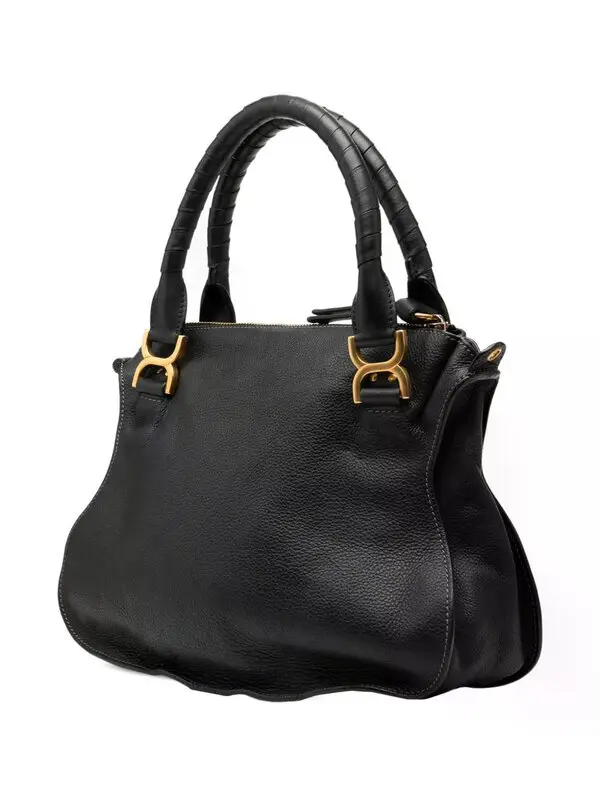 Chloé 2000-2026 Medium Grained Leather Marcie Satchel