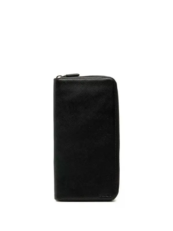 Prada 2010-2026 Saffiano Zip Around Wallet Long Wallets