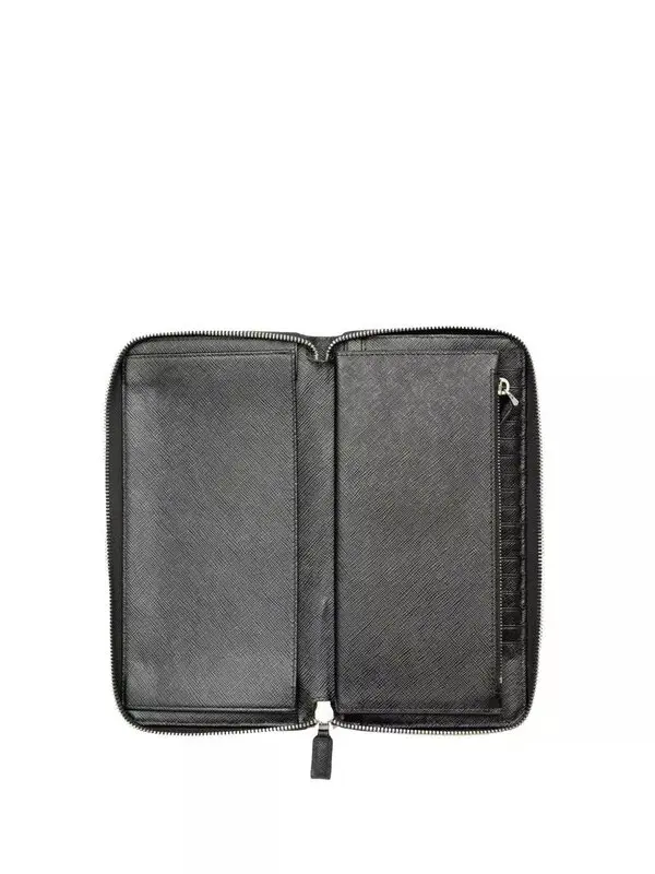 Prada 2010-2026 Saffiano Zip Around Wallet Long Wallets